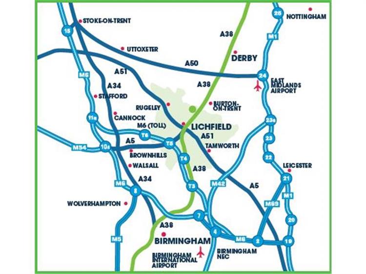 Warehouse To Let in Common Lane, Lichfield, Staffordshire, WS13 8SU